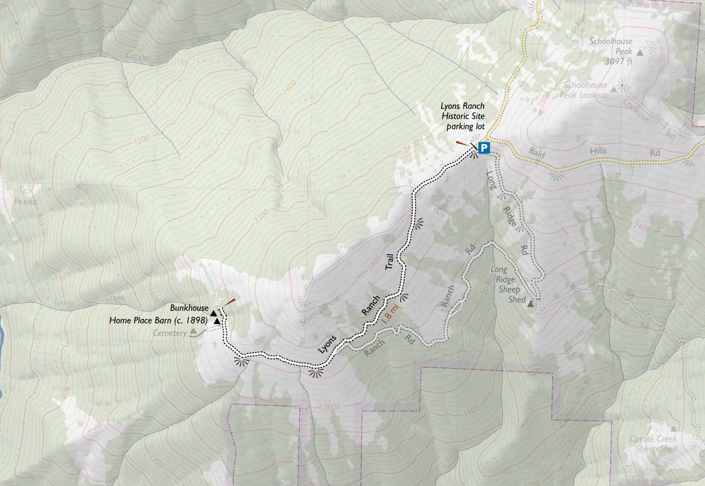 The Lyons Ranch Trail